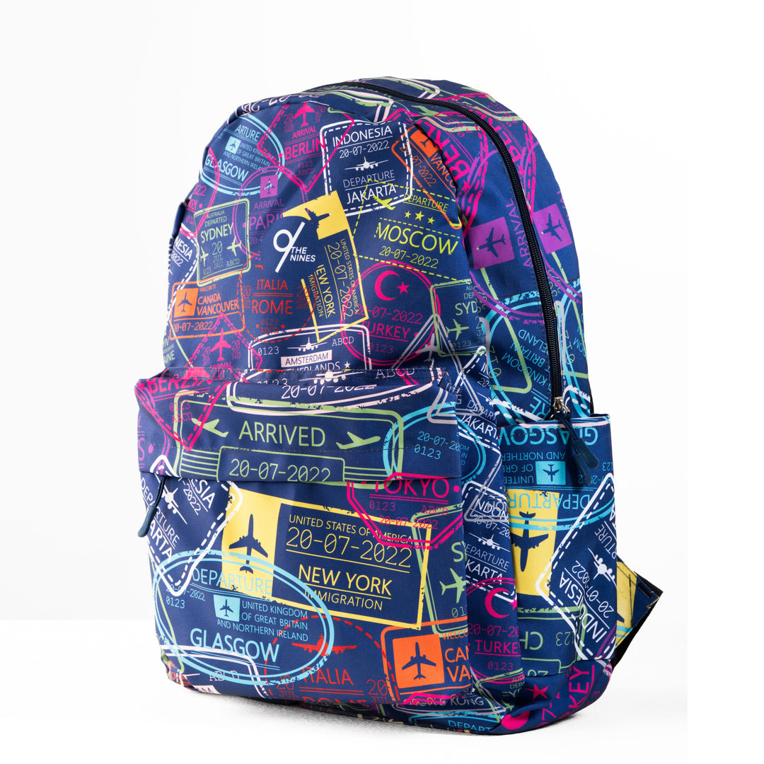 The Nines "Blue Stamps" Backpack – The Nines.eg